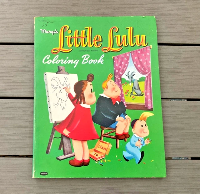 MARGE’S LITTLE LULU Coloring Book 1952 Marjorie Henderson Buell £0.78 ...