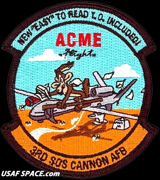 USAF 3RD SPECIAL Operations Sq-3 Sos-Mq-9 Reaper-Uav-Acme Flight ...