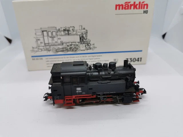 MÄRKLIN H0 33041 Dampflok DB BR 80 031 Delta-Digital Defekt in OVP G071 ...