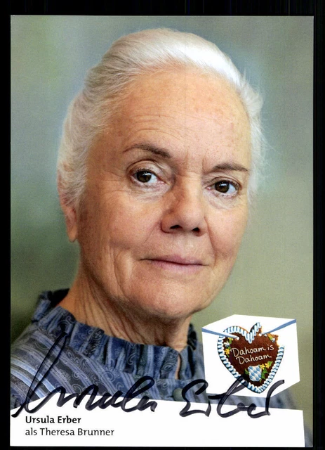 URSULA ERBER DAHOAM is Dahoam cartolina autografata originale firmata ...