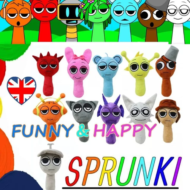 SPRUNKI PLUSH SIMON Oren Wenda Sprunki Plushies Stuffed Figure Doll Toy ...