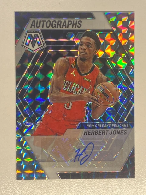2022-23 MOSAÏQUE - Autographes Mosaïque #AM-JON Herbert Jones RC Auto ...