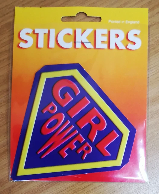 SPICE GIRLS GIRL Power Logo Shaped Orig 90’s STICKER UK Star ...