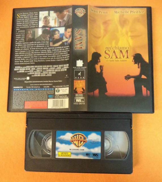 VHS*FILM MI CHIAMO SAM 2002 Sean Penn Michelle Pfeiffer WARNER (F205 ...