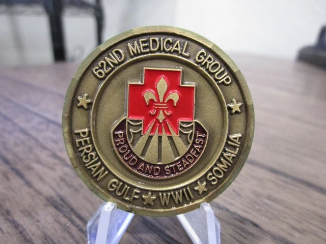 US ARMY 62ND Medical Group Command Sergeant Major Challenge Coin #202M ...