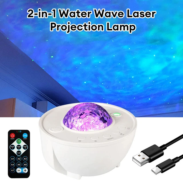 LED GALAXY PROJECTOR Starry Night Light Moon Star Sky Projection Lamp ...