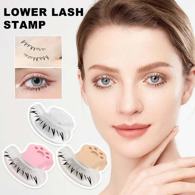 EYELASH STAMP TOOL Stamp DIY Lower Lash Extension Natural Look For ...