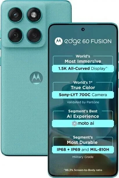 NEU MOTOROLA EDGE 60 Fusion 5G - Factory Unlocked Dual SIM - 12GB 256GB ...