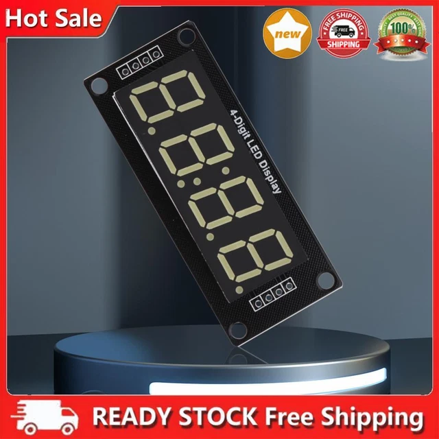 TM1637 LED DISPLAY Module 7 Segment Glow Tube Clock 0.56 Inch (White) £ ... TM1637 LED DISPLAY Module 7 Segment Glow Tube Clock 0.56 Inch (White) £ ...