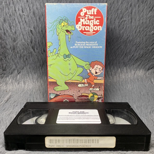 PUFF THE MAGIC Dragon VHS Tape 1978 Movie Video Cartoon Burgess ...