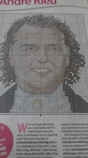 ANDRE RIEU CROSS Stitch Chart Pattern £0.50 - PicClick UK