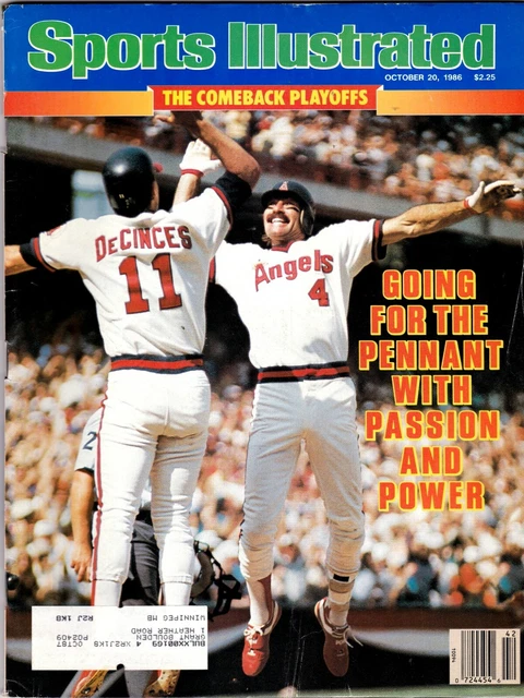 SPORTS ILLUSTRATED 1986 Cover: MLB Playoffs California Angels jmc2 $4. ...