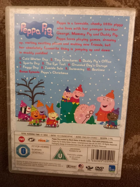 PEPPA PIG COLD Winter Day Dvd Kids 11 Episodes £3.99 - PicClick UK