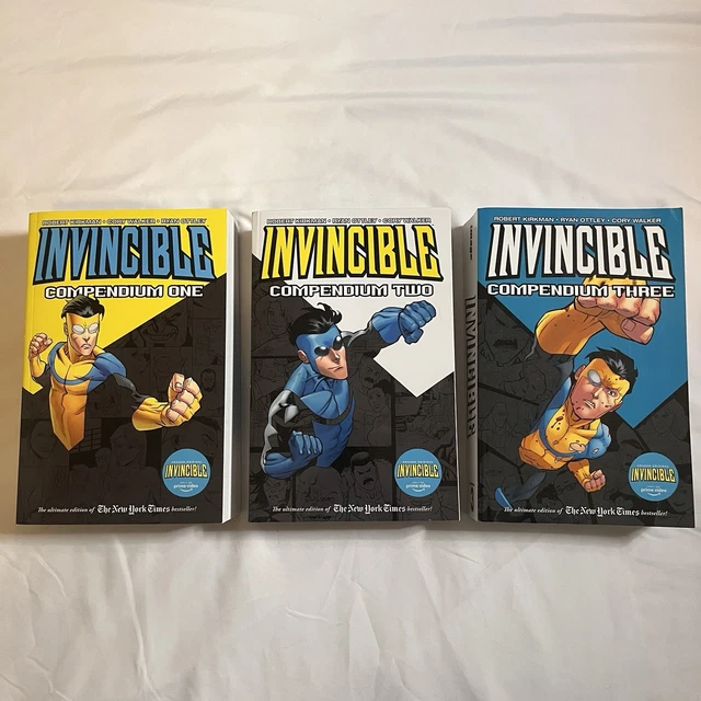 INVINCIBLE COMPENDIUM 1, 2 & 3 Book Lot Complete Set Image Deluxe ...