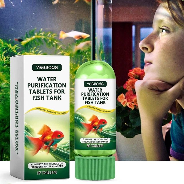 35* WATER PURIFIER Tablets For Fishtank Aquarium Water Removing ...