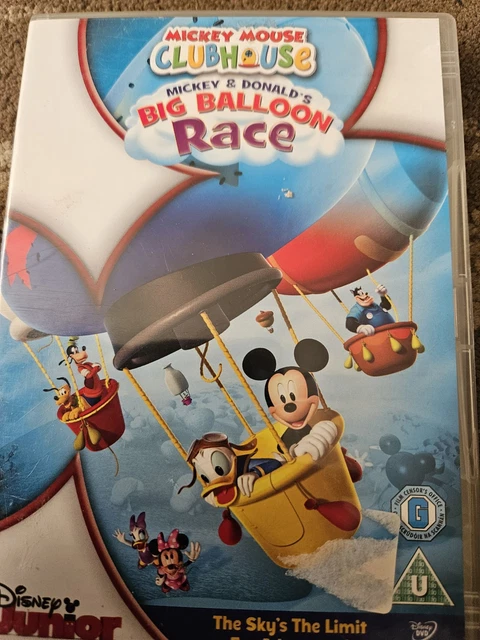 MICKEY MOUSE CLUBHOUSE Mickey And Donalds Big Balloon Race Dvd Kids £24 ...
