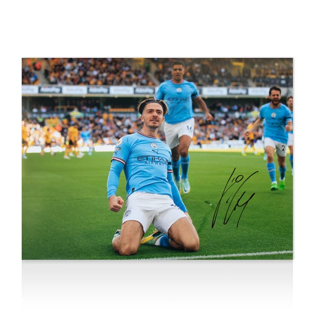 JACK GREALISH SIGNED Manchester City Photo - Goal Celebration Autograph ... JACK GREALISH SIGNED Manchester City Photo - Goal Celebration Autograph ...