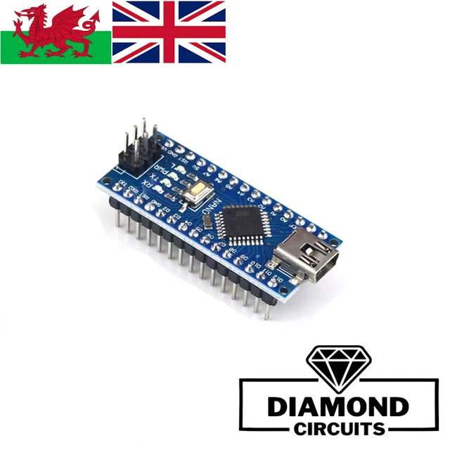 Arduino Nano 3 0 With Soldered Headers Atmega328p 5v Ch340 328p Atmega £5 99 Picclick Uk