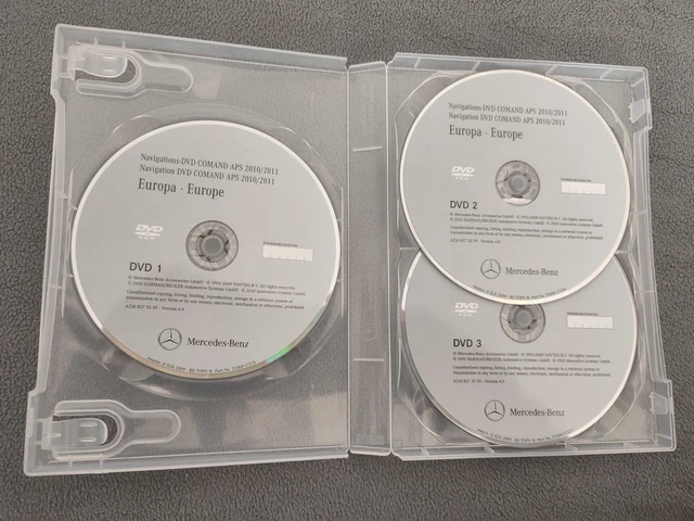 DVD NAVIGATION MERCEDES COMAND APS NTG3.5 EUROPA 2010/2011 khaki KEIN ...