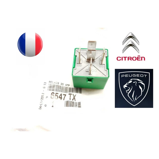 1 X RELAIS Ventilateur De Radiateur Citroen Peugeot 12V 35A 6547TX NEUF ...