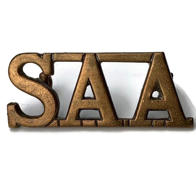 ORIGINAL SOUTH AFRICAN Artillery Regiment Africa Corps Shoulder Title ...