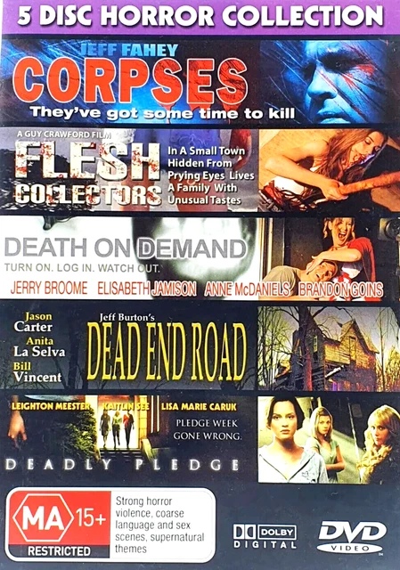 HORROR B MOVIE DVD Collection - Deadly Pledge + Corpses + Flesh ...