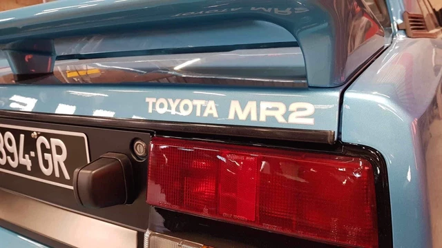 TOYOTA MR2 MK1 OEM Reproduction ‘TOYOTA MR2’ Rear Boot Lid Sticker In ...