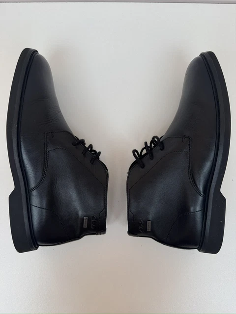 CLARKS ATTICUS LT Hi GORE-TEX: Black Leather - Men's UK 6.5 - Very Good ...