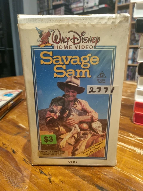 SAVAGE SAM VHS Walt Disney Home Video RARE £10.08 - PicClick UK