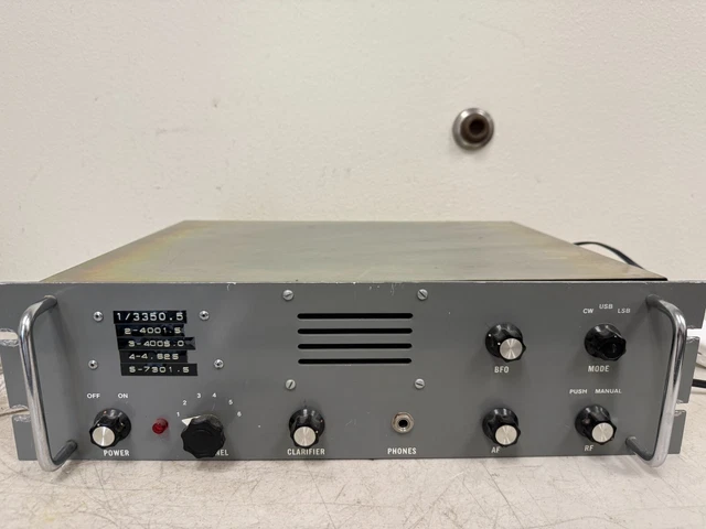VINTAGE MILITARY HF Radio Receiver / Transceiver – CW USB LSB – Rack ...