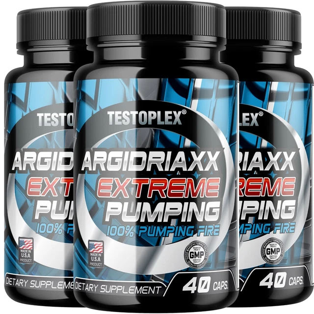 ARGIDRIAXX EXTREME PUMPING - Muskelaufbau Kapsel - Fatburner ...