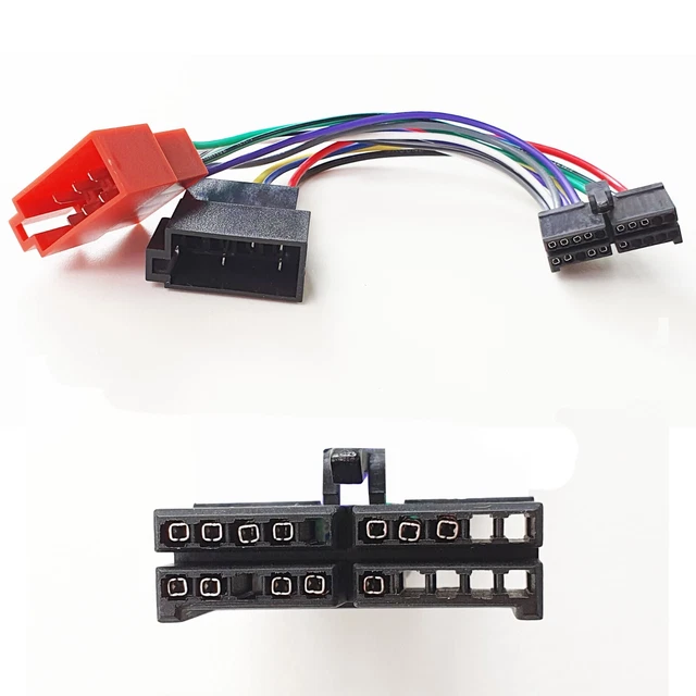 FOR CLATRONIC AEG ISO DIN Car Radio Adapter Cable Male Adapter Cable £7 ...