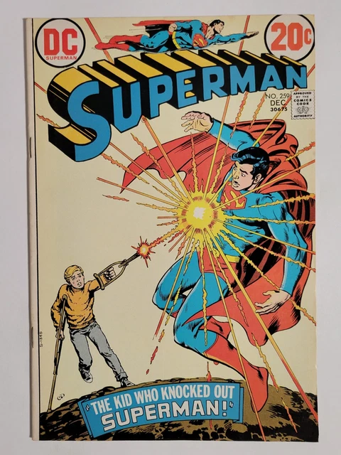 SUPERMAN #259 1972 DC Comics F/VF 7,0 cygne court Murphy Anderson art âge du bronze EUR 3,02 ...