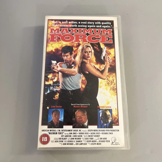 MAXIMUM FORCE (VHS/SH, 1993) £6.00 - PicClick UK