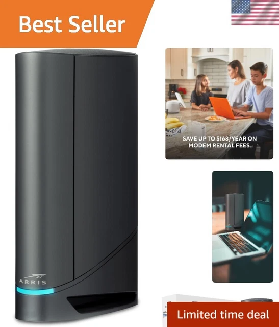 CABLE MODEM Router Combo - Fast DOCSIS 3.1 Gigabit WiFi 6 AX3000 ...