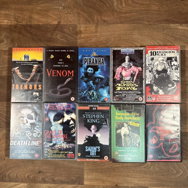 VHS LOT 10X Horror Thriller Scary Movie Bundle Video Tapes Used £29.99 ...
