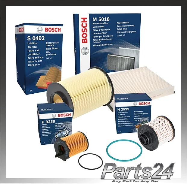 SERVICE KIT FORD Focus Mk3 1.5 Tdci - Bosch Oil Air Fuel Cabin Filters ...