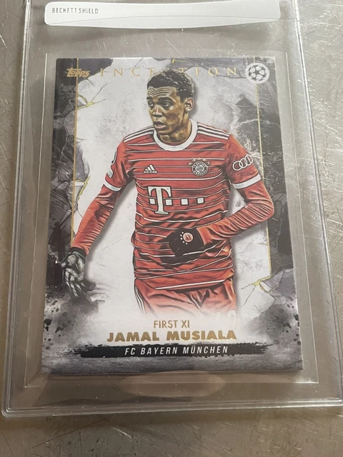 TOPPS UEFA CLUB Completions Inception 2023 - Jamal Musiala - Base Card ...