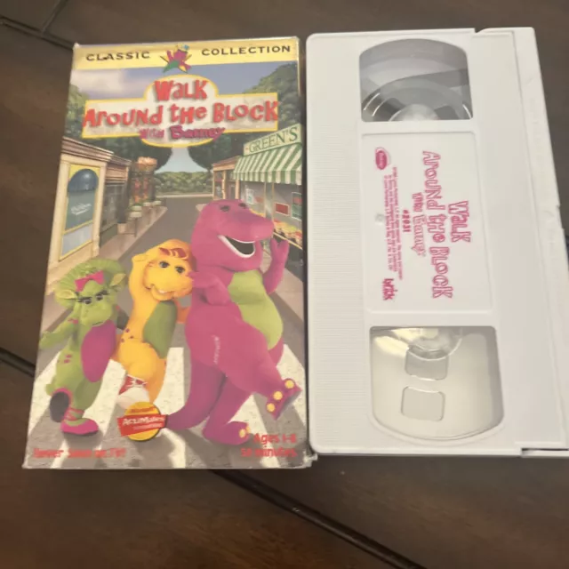BARNEY - WALK Around the Block with Barney (VHS, 1999) Classic ... BARNEY - WALK Around the Block with Barney (VHS, 1999) Classic ...