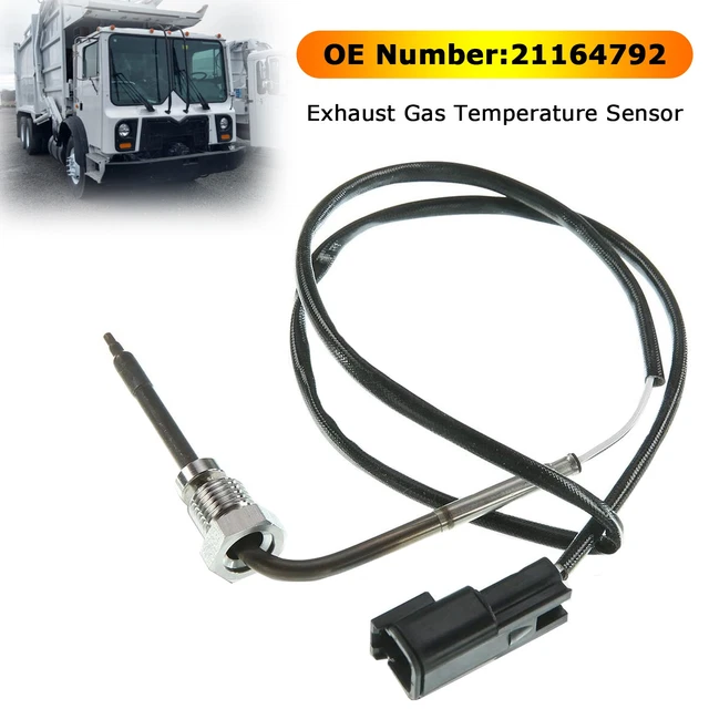 EXHAUST GAS TEMPERATURE Sensor 21164792 Pour Mack MRU 2008-2012 10.8L ...