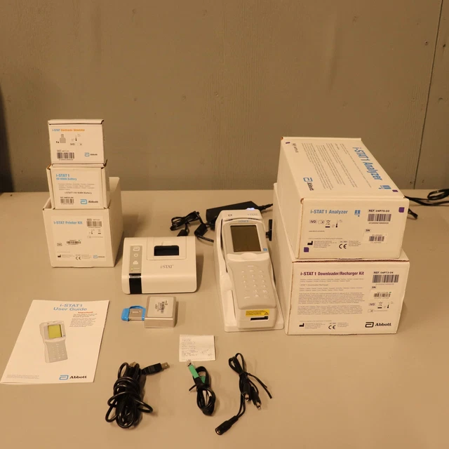 ABBOTT I-STAT 1 300-G Blood Analyzer System w/ Accessories $3,921.60 ...