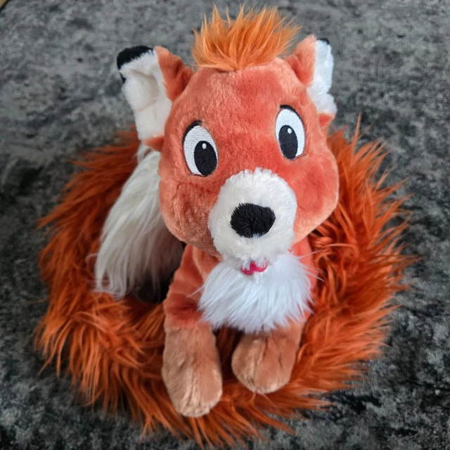 DISNEY PARKS THE Fox and the Hound Todd Plush Soft Toy Fox Extra Long ...