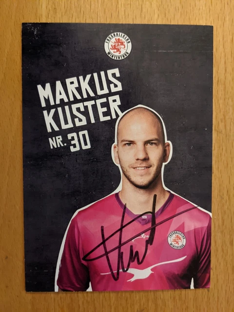 MARKUS KUSTER FC Winterthur 2022-2023 handsignierte Autogrammkarte EUR ...