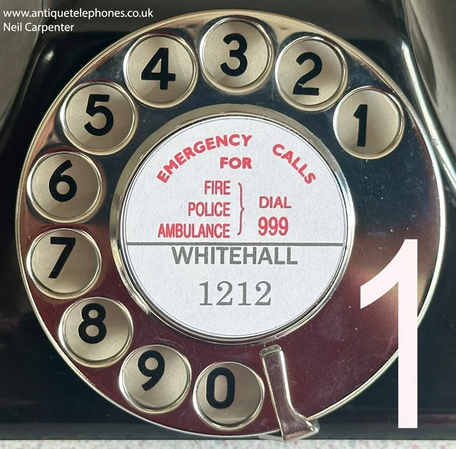 GENUINE NEW OLD stock GPO BT No21a telephone dial. £21.45 - PicClick UK