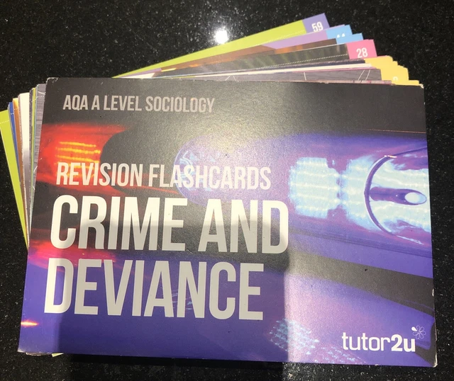 TUTOR2U - A-LEVEL Sociology AQA Revision Flashcards for Crime ...