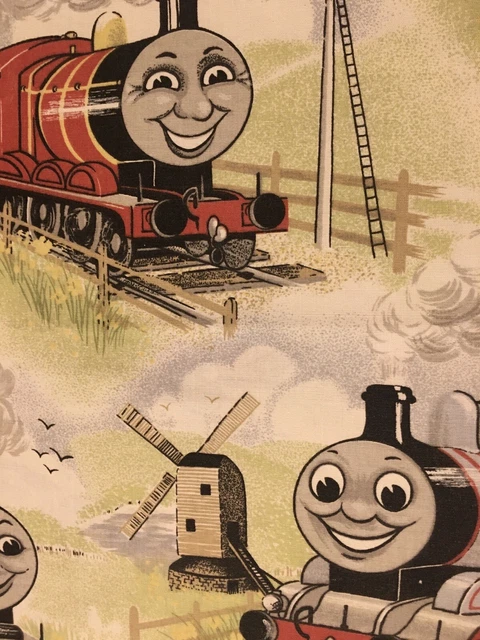 THOMAS THE TANK Engine & Friends Length of Vintage Cotton Fabric ...