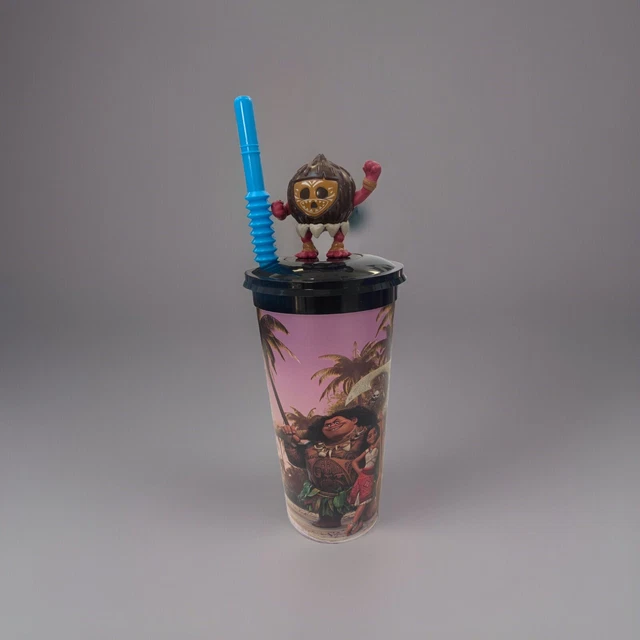 DISNEY MOANA 2 Cinema Drink Cup Kakamora Figure Topper BN £16.31 ...