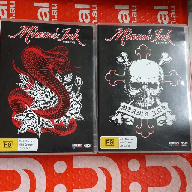MIAMI INK : Collection 1 &2 DVD BUNDLE (DVD, 2005) PAL R4 $8.58 ...