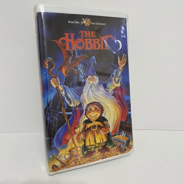 THE HOBBIT VHS Clamshell 1996 Warner Brothers Classic Tales JRR Tolkien ...