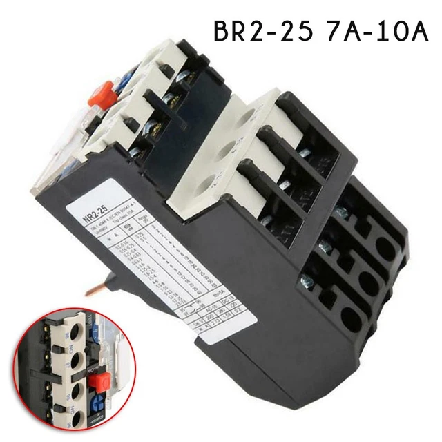 RELÉ TÉRMICO 50-60 Hz sobrecarga 7-10A 7A-10A con interrupción de fase EUR 20,55 - PicClick ES